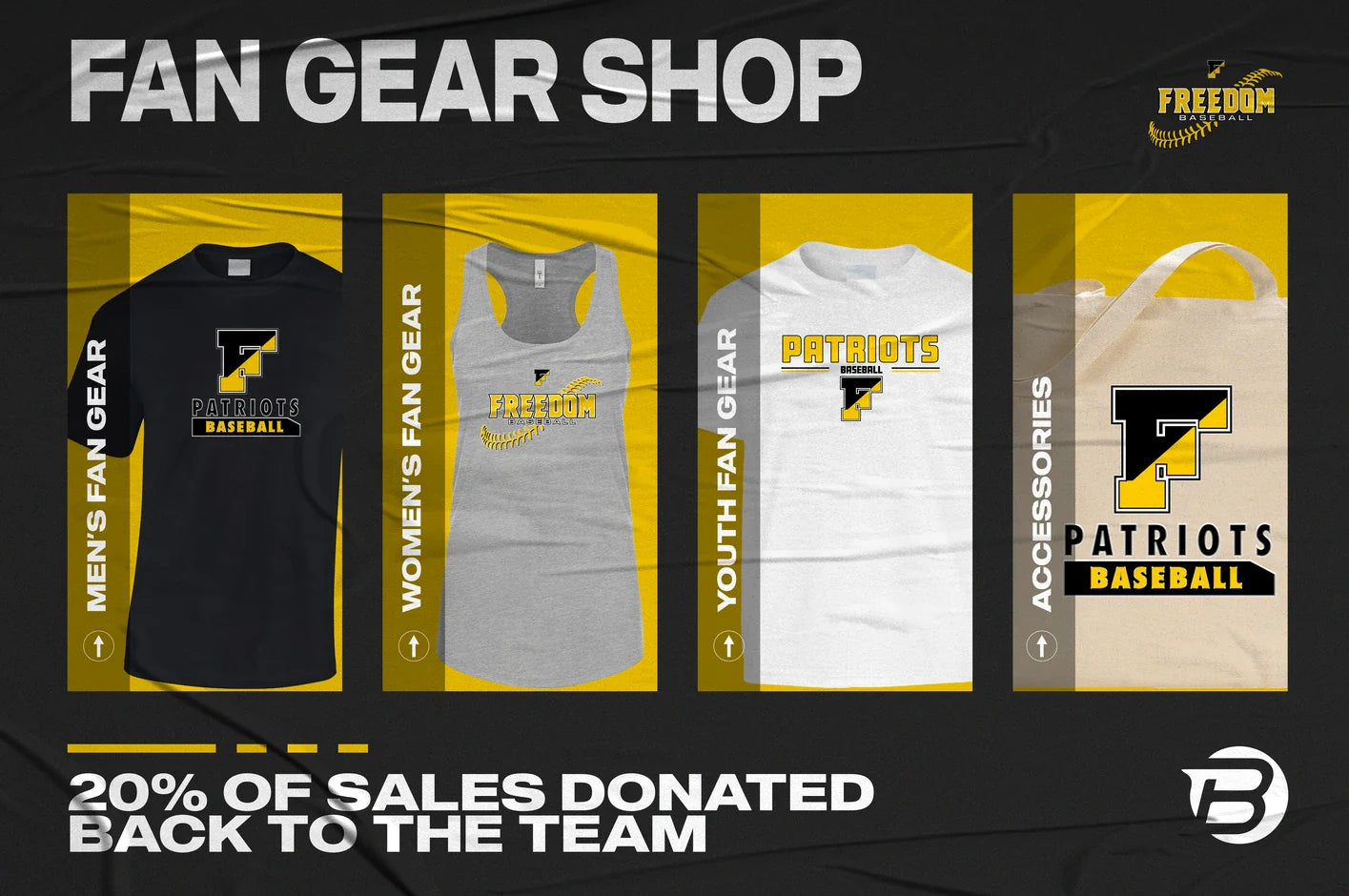 Freedom HS Baseball Fan Store – Blast Team Stores