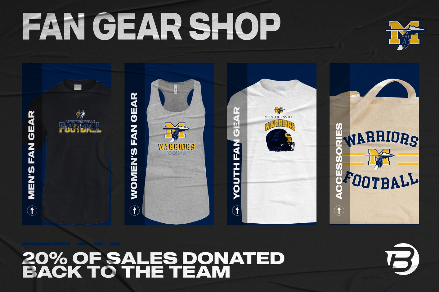 Montoursville HS Football Fan Store – Blast Team Stores