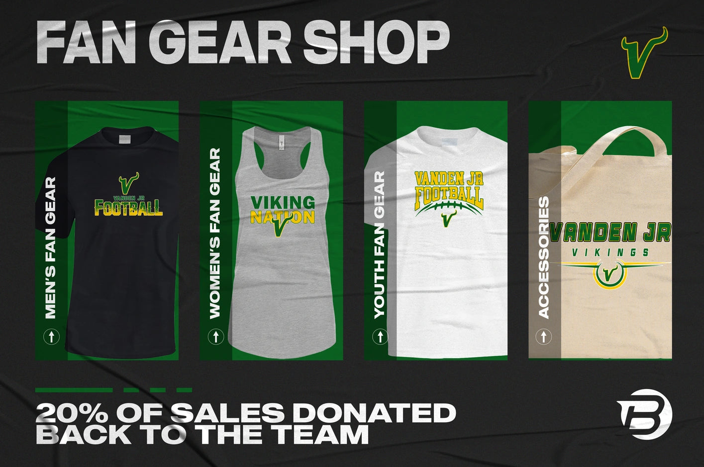 Vanden Jr Vikings Football Fan Store – Blast Team Stores