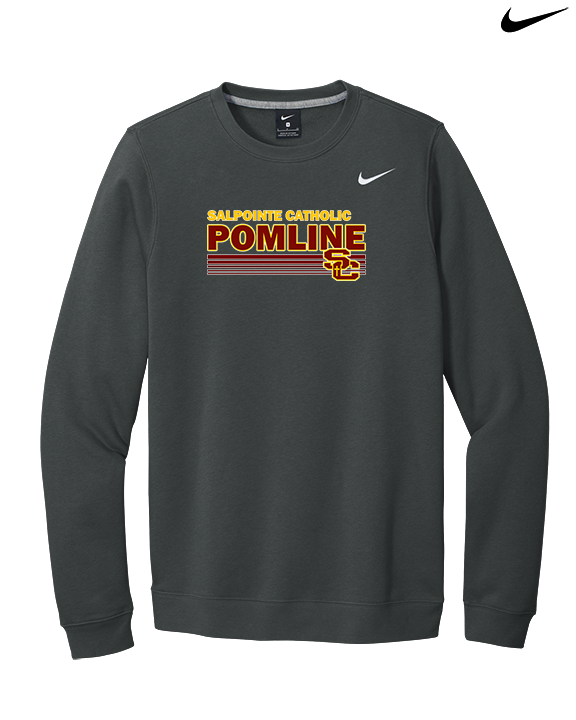 Salpointe Catholic HS Pomline Stripes - Mens Nike Crewneck – Blast Team ...