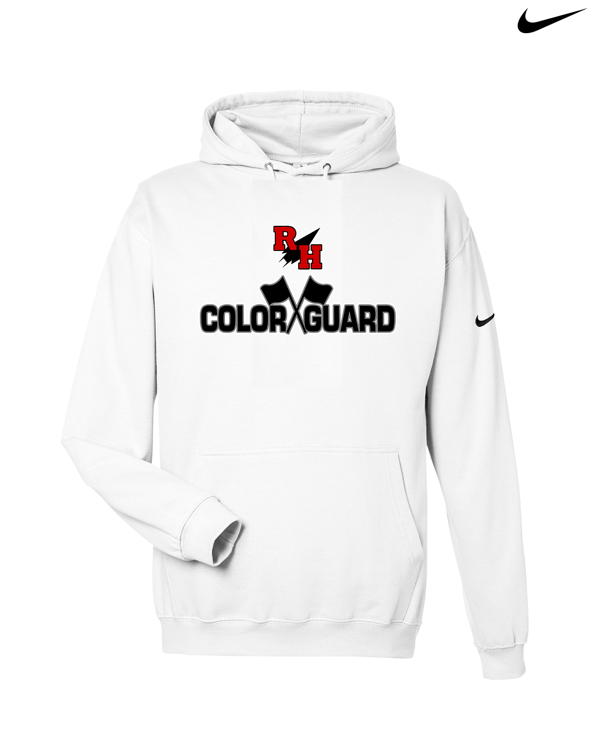 Rose Hill HS Color Guard Logo - Nike Club Fleece Hoodie – Blast Team Stores