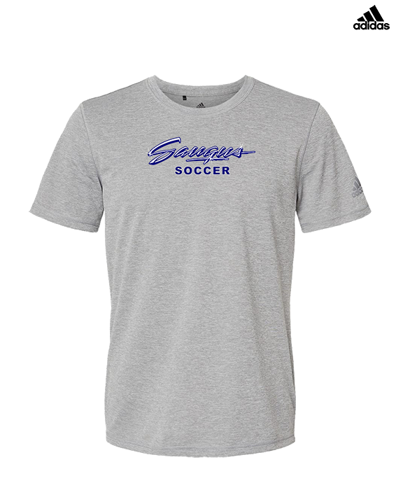 Saugus HS Boys Soccer Logo - Mens Adidas Performance Shirt – Blast Team ...